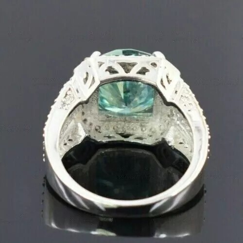 10 Ct Blue Treated Diamond Ring Great Shine And Luster VVS1 Certified ...