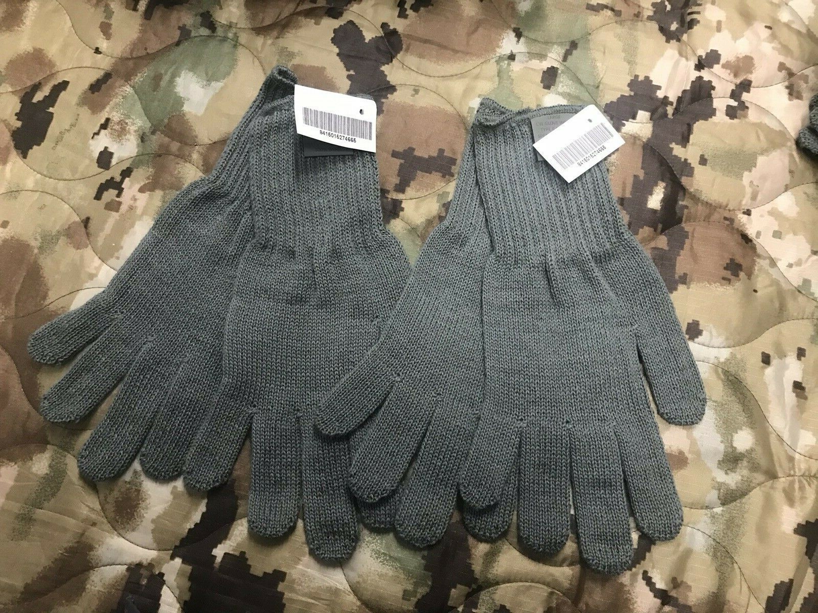 Glove Inserts Wool USGI Large Foliage Green New 2 Pair | eBay