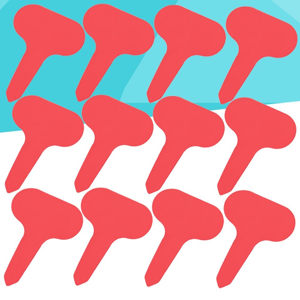 200 Pcs Plant Tags Plastic T Type Garden Label Marker 7 X 5 X 0.1 Cm ...