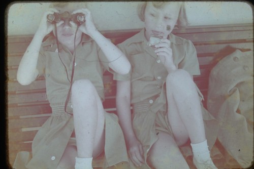 Ansco Color 1949 Bickford Twins Laconia New Hampshire Slide A24 | eBay