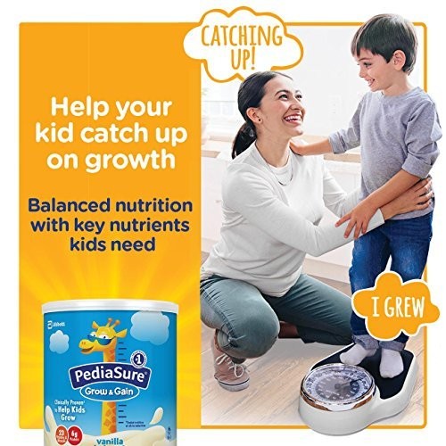 PediaSure Grow Gain with Immune Support Shake Mix Powder, 23 Vitamins ...
