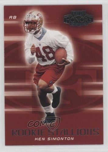2002 Playoff Honors Rookie Stallions Ken Simonton #RS-29 RC | eBay