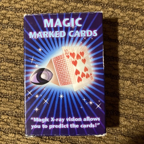 Magic Playing Cards Trick Set Marked Deck Vintage | eBay