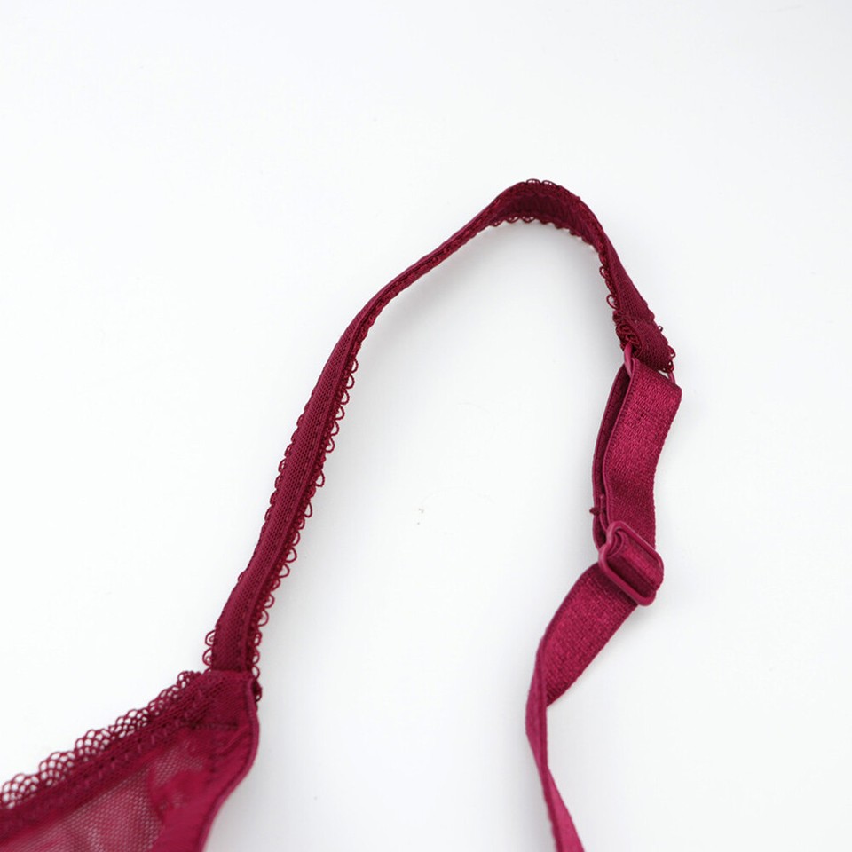 Lady Bras Set Underwire See Through Sexy Lingerie Lace G-string Briefs ...