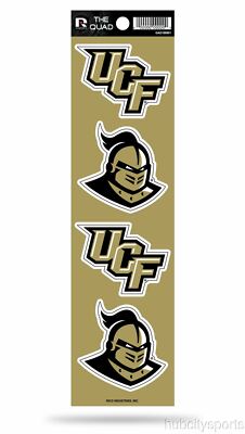 University of Central Florida Decal UCF Knights Car 4 Pack Multi Auto ...