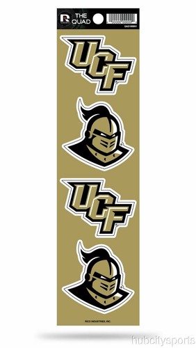 University of Central Florida Decal UCF Knights Car 4 Pack Multi Auto ...