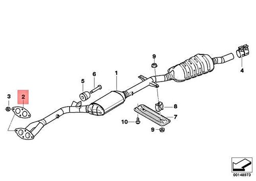BMW X3 E46 E83 316CI 316I 316TI 318CI 318I 318TI GASKET 18307506779 | eBay