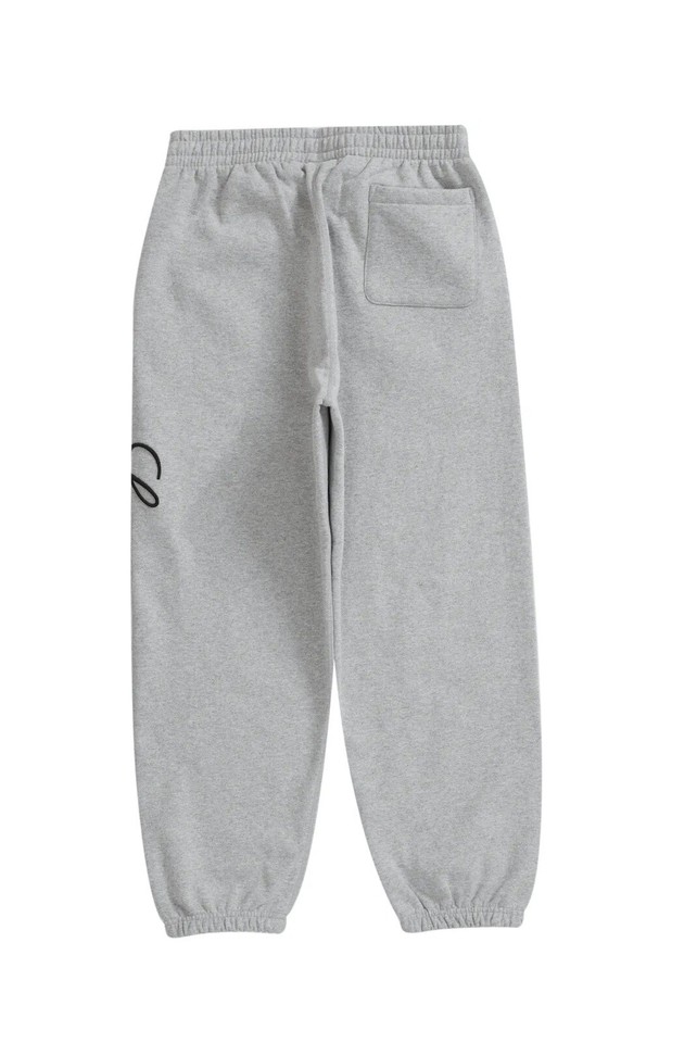 Supreme Raised Script Sweatpants Heather Grey FW23 Brand New | eBay