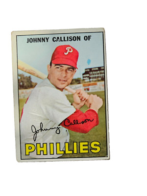 1967 #85 Johnny Callison #85 Phillies Excellen NR-MINT Actual card ...