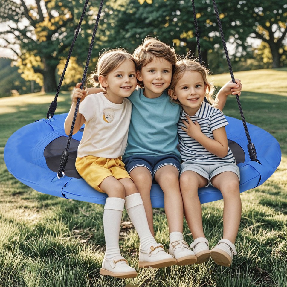 Saucer Tree Swing Set 48 inch Outdoor Tree Swing Set for Kids ...