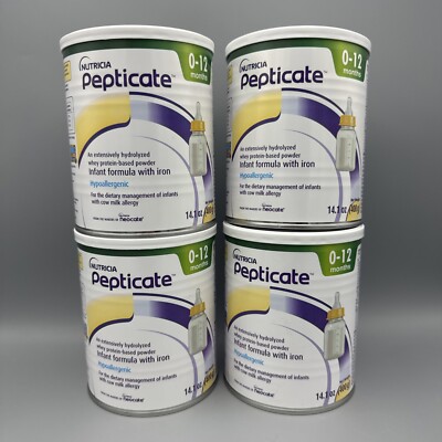 LOT OF FOUR (4) - Nutricia Pepticate Formula (14.1 oz) EXP 02/11/2025 ...