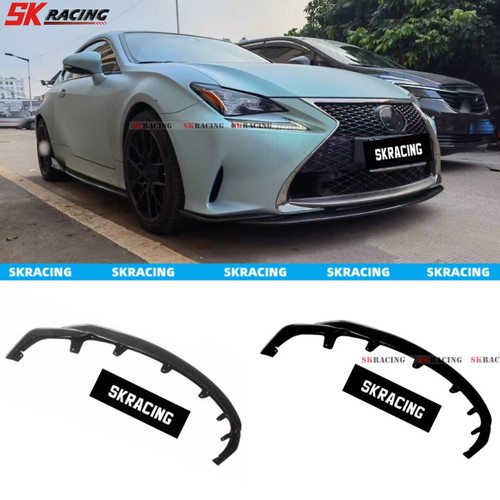 Forged/Carbon Fiber/Gloss Black Front Lip For Lexus RC300 RC350 F-Sport ...