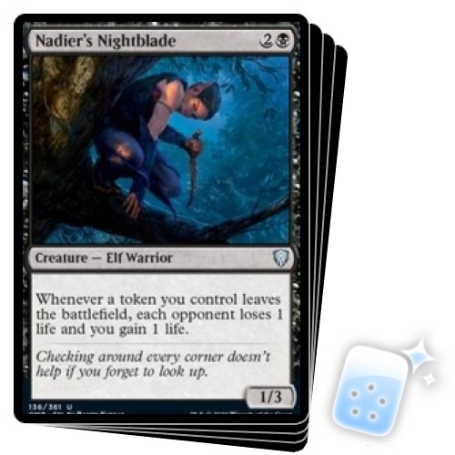 NADIER'S NIGHTBLADE X4 Commander Legends Magic MTG MINT CARD | eBay