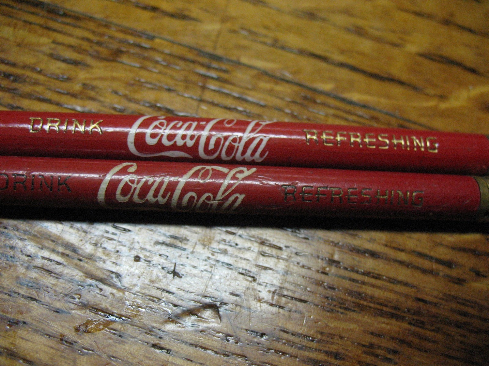 DRINK REFRESHING COCA COLA PENCILS (2) VINTAGE ORIGINALS | eBay