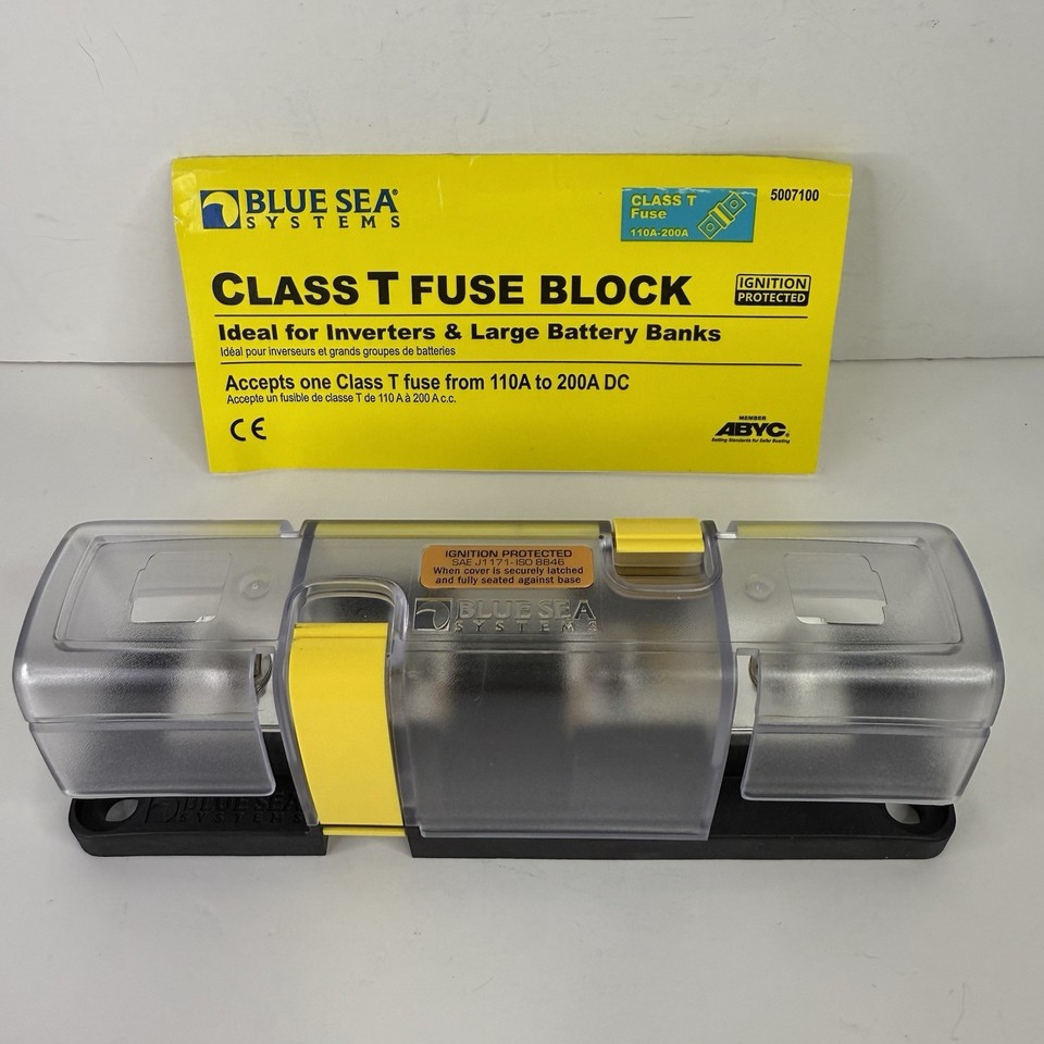 Blue Sea Class T Fuse Block 5007100 Bss Ip 110 200A | eBay