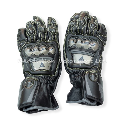 Dainese Full Metal 6 Leather Racing Gloves Black, Size L | eBay UK