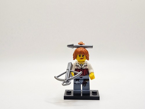 LEGO minifigure Ann Lee mof002 Monster Fighters crossbow arrow garlic ...