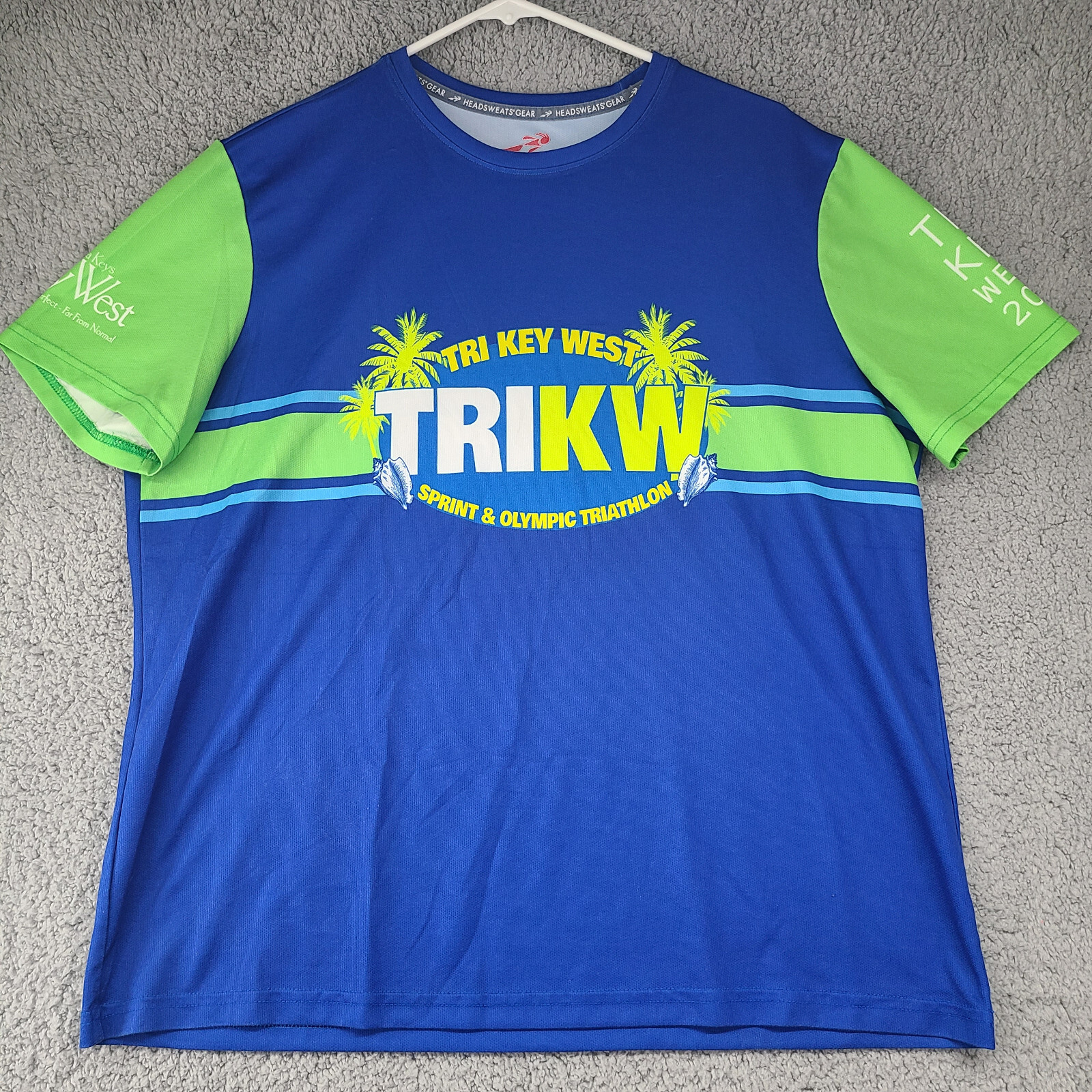 Tri Key West 2019 Sprint Olympic Triathlon XL Headswe… - Gem