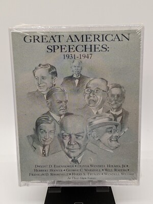 Great American Speeches 1931-1947 In Their Own Voices Cassettes New ...