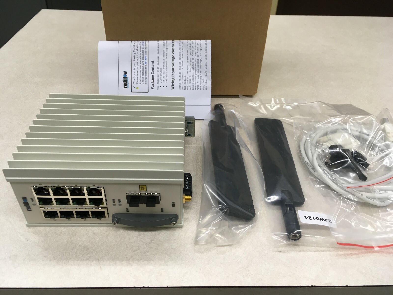 RAD RADiFlow 3080 RF-3180-48-XT/ET28/PE30 Service-Aware Ethernet Switch ...