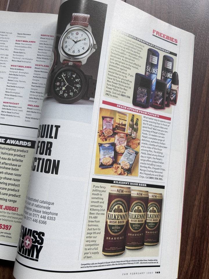 FHM Magazine #85 February 1997 - Jenny McCarthy Melissa George Ladsmag ...