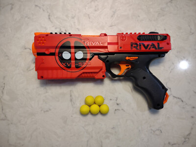 NERF Rival Deadpool Kronos XVIII-500 Pistol Balls Included 630509612185 ...
