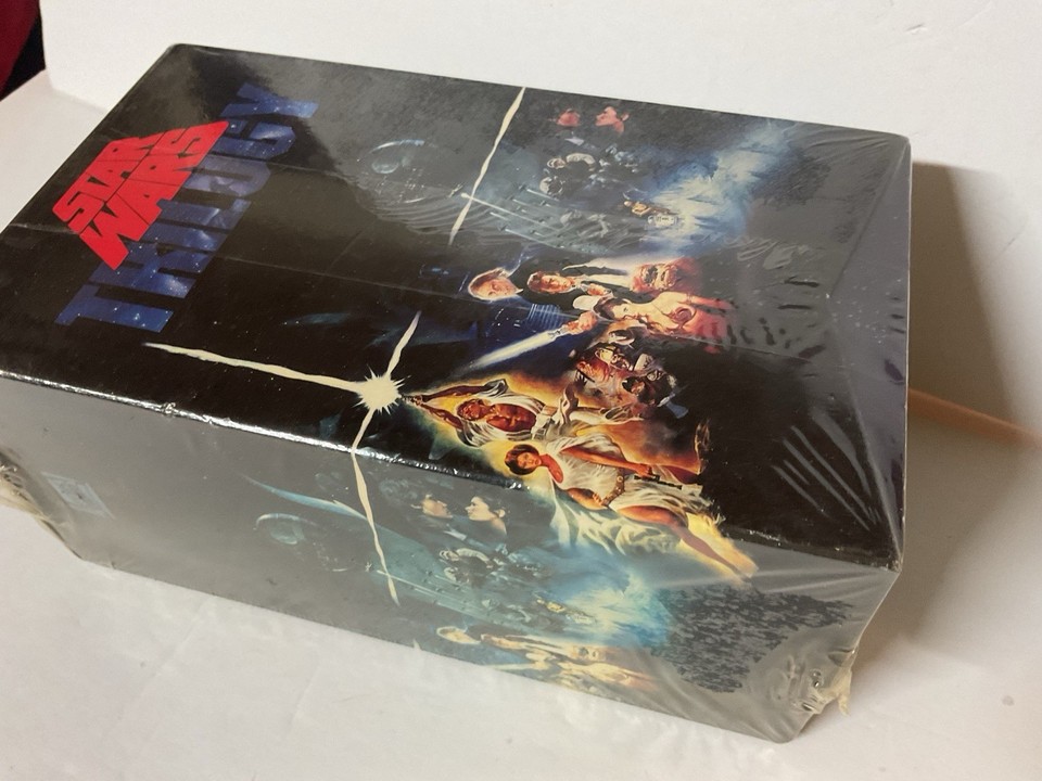 STAR WARS VHS TRILOGY (1990, BOX SET) TAPES SEALED NEW ORIGINAL VERSION ...