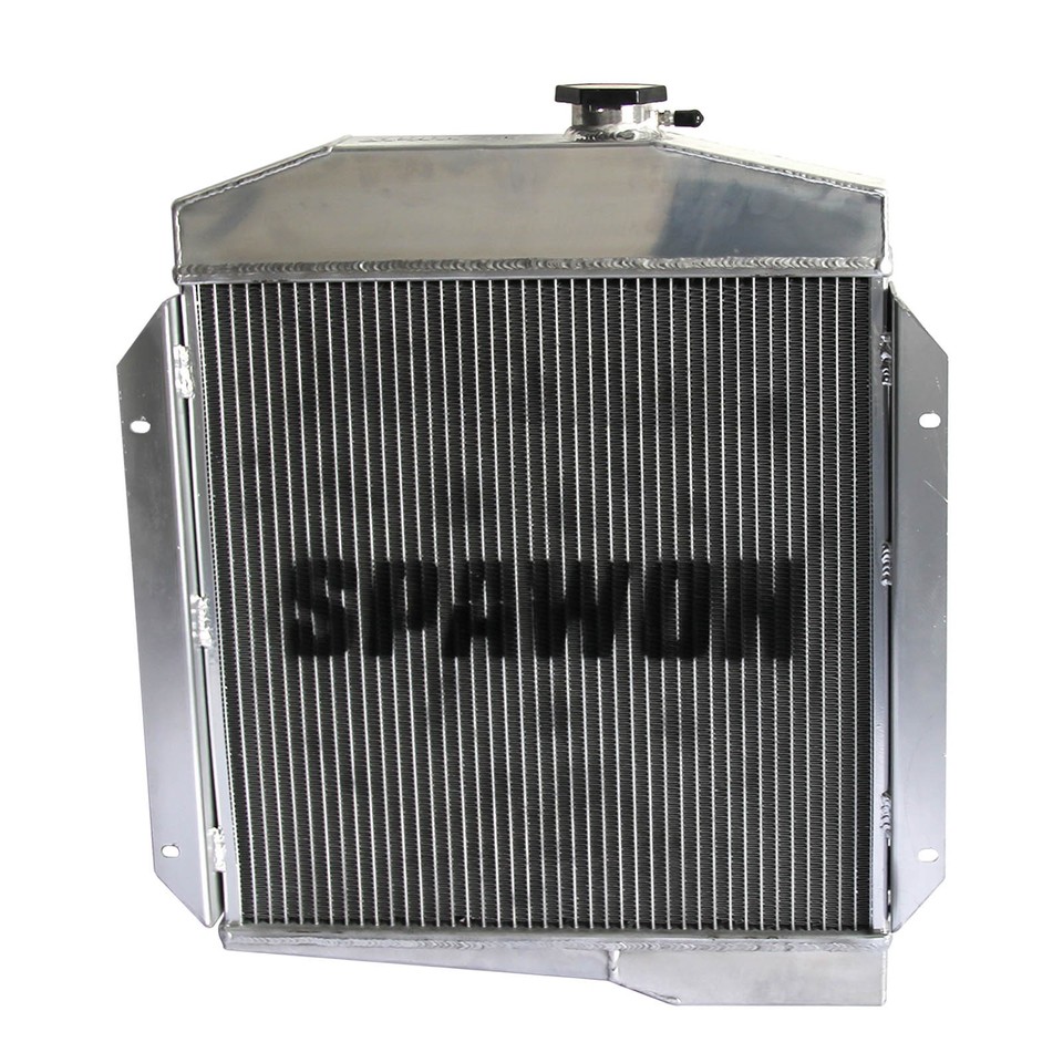 SPAWON 6167 Aluminum Radiator For International Scout 1961-1971 3.2L L4 ...