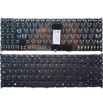 Laptop Latin/Spanish keyboard FOR ACER Aspire 7 EX215-51 N19C1 N19H | eBay