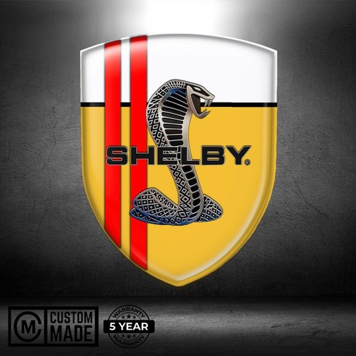 Shelby Sticker | Fender Badge Decal | Side Logo Trunk Bumper Laptop etc ...