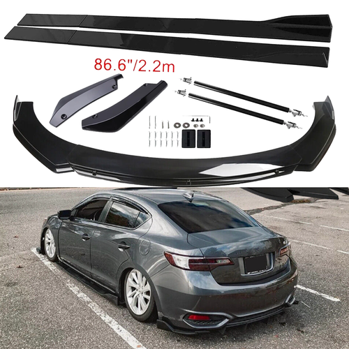 Front Bumper Lip Spoiler + Side Skirts + Rear Lip For Acura ILX 2013 ...