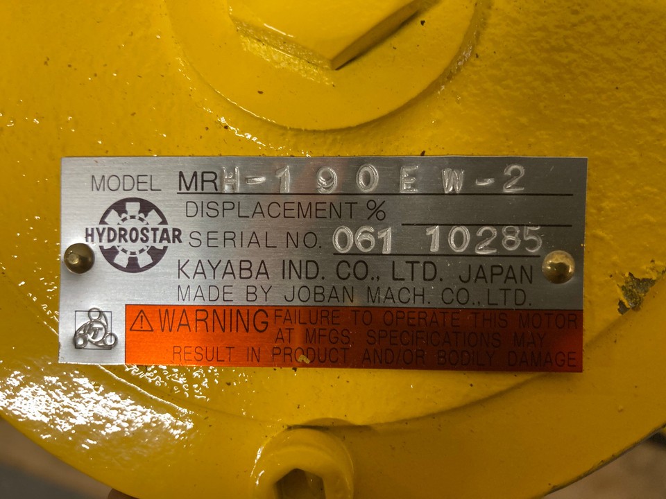 Hydrostar MRH-190EW-2 Radial Piston Hydraulic Motor New NMP | eBay