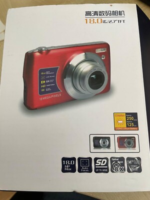 Red Digital Camera 18 MegaPixel - Excellent Condition - Tested - NO ...