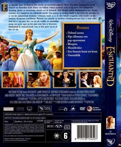 Disney Enchanted DVD 2008 Full Screen Brand New 786936716023| eBay