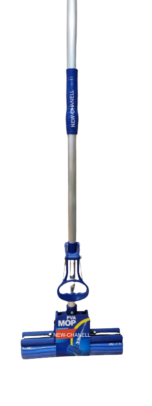 SUPER WONDER SPONGE MOP WITH + 1 FREE MOP HEADS FLOOR TELESCOPIC HANDLE ...