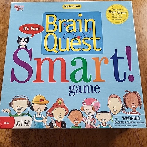 Brain Quest Smart Board Game Grades 1-6 Kids 6+ Pre-Owned Complete Game | eBay