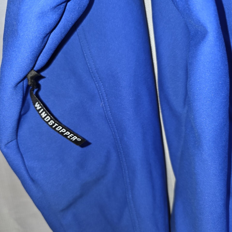 Mens XXL Gore Bike Wear Windstopper Soft Shell Jacket Convertible cycling blue | eBay