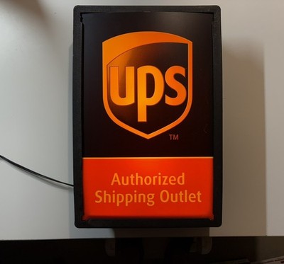 UPS Authorized Shipping Outlet Sign with Extra/Alternate Panels | eBay
