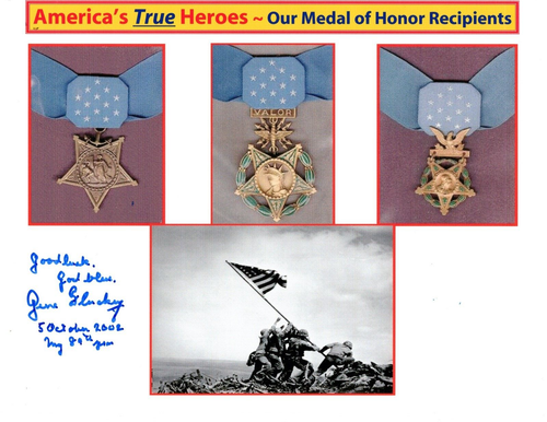 Eugene Fluckey -Medal of Honor Original Signature - World War II ...