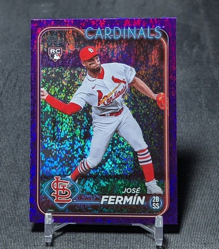 Jose Fermin Purple Foil /799 Rookie RC 2024 Topps Series 1 Card #305 ...