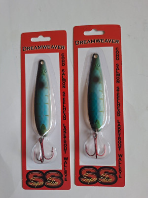 2 Dreamweaver Super Slim Spoons UV Rodfather with Gold back blank | eBay