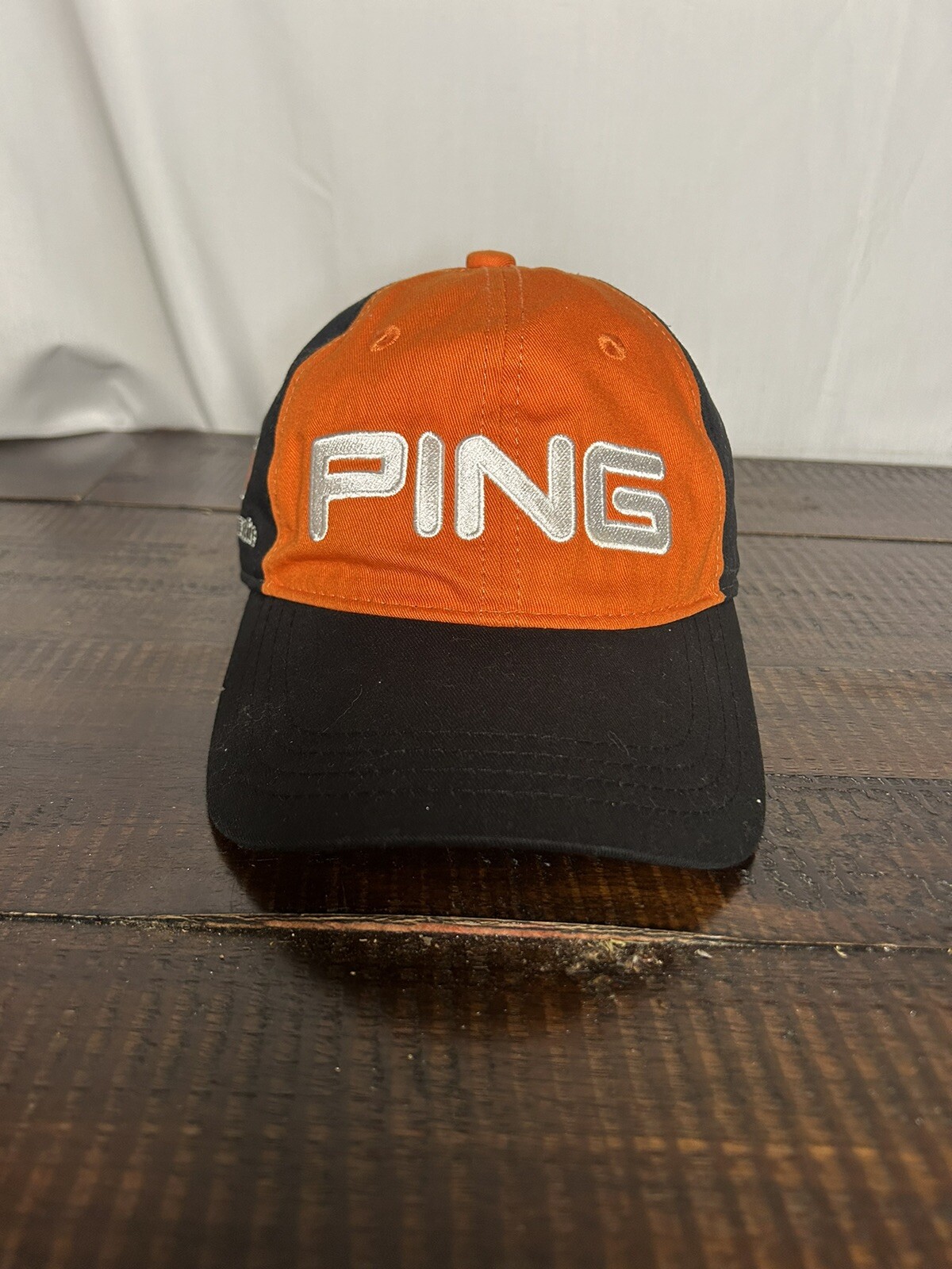 Ping Mesh Black Orange Strapback Golf Cap Hat i-series G-10 | eBay