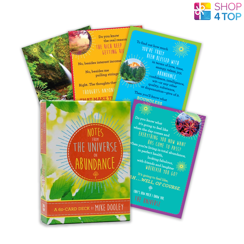 NOTES FROM THE UNIVERSE ON ABUNDANCE CARDS DECK ORACLE GUIDANCE HAY ...