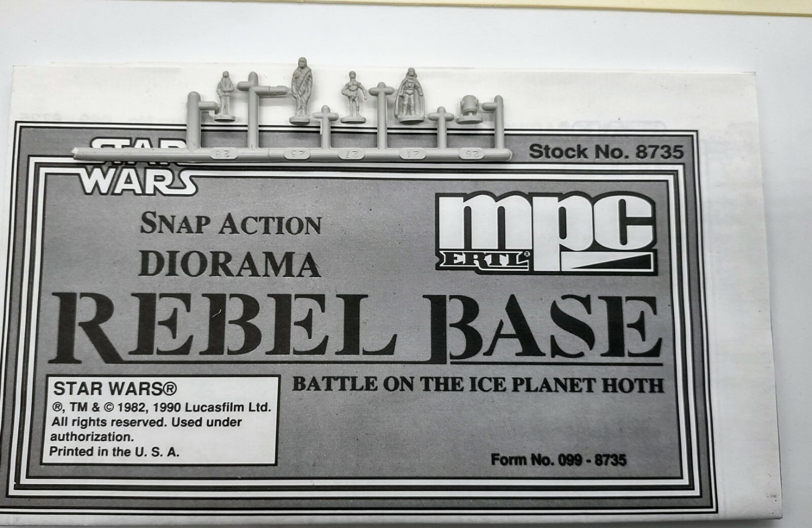 Star Wars Rebel Base It's A Snap Model Kit Commemorative Ed TESB AMT ...
