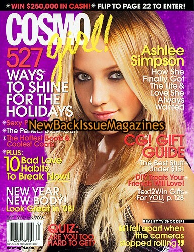 Cosmo Girl 1/08,Ashlee Simpson,Fall Out Boy,Jonas Brothers,James ...