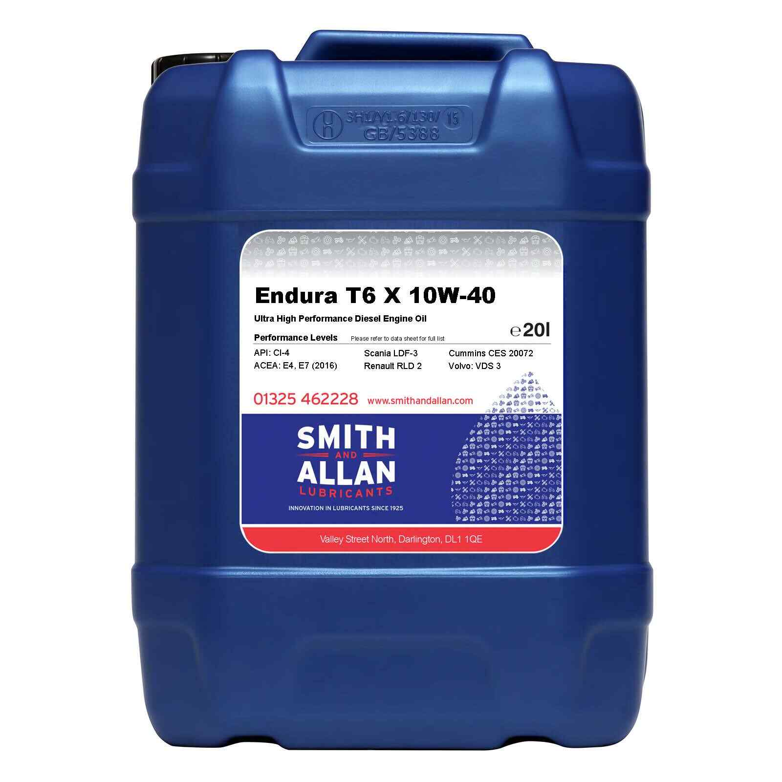 Heavy Duty 10W-40 Fully Synthetic Diesel Engine Oil Scania LDF-3 20 ...