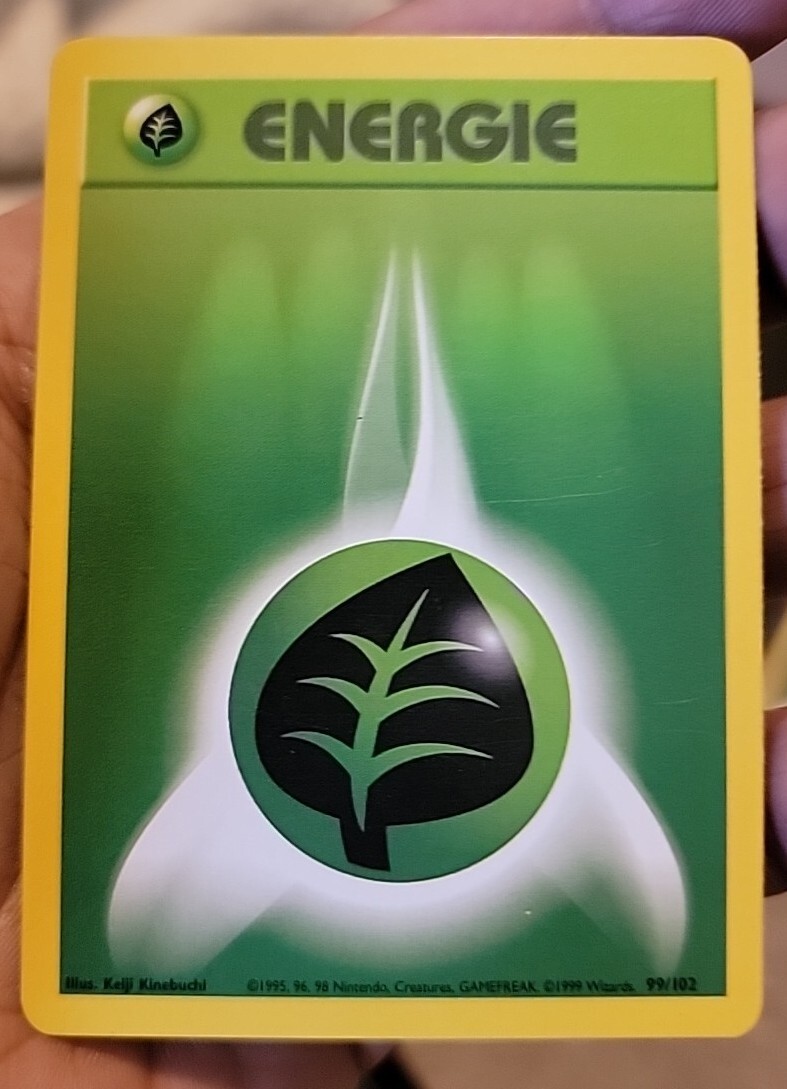 Green Energie Pokemon Card 1999 - 99/102 | eBay