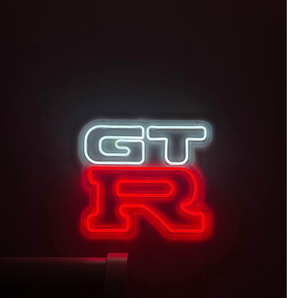GTR Car Logo Sign Neon Sign / Led NeonSign / Custom Neon Sign Neon Sign ...