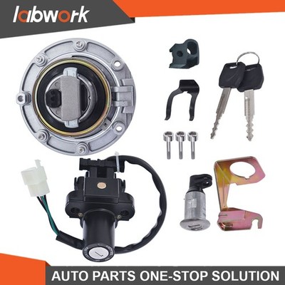 Labwork Ignition Switch Fuel Gas Cap Seat Lock Key Set For Honda ...
