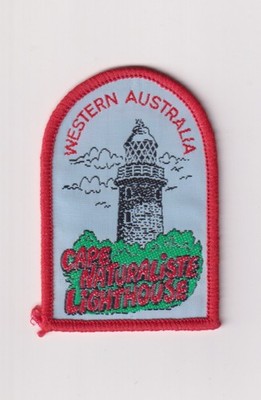 b8508) SOUVENIR CLOTH PATCH CAPE NATURALISTE LIGHTHOUSE WESTERN AUSTRALIA | eBay Australia